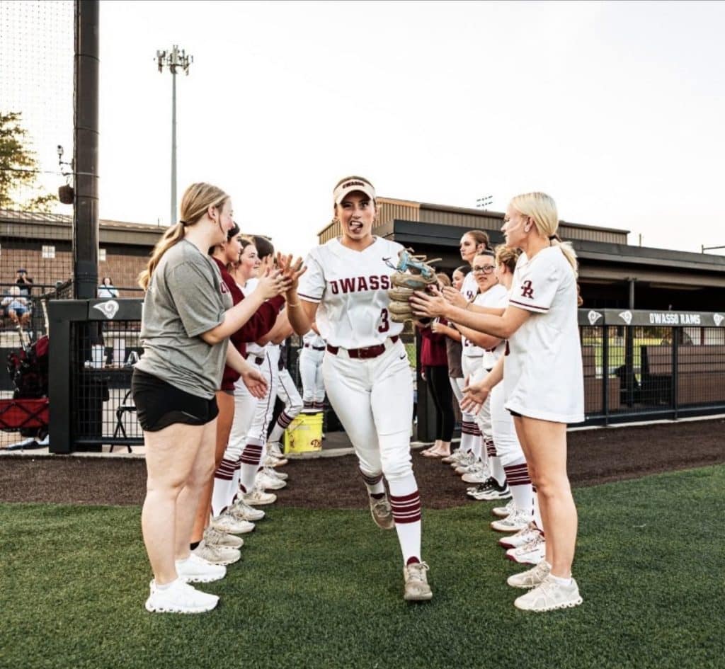 Owasso’s Trinity Scott at Home in Center Field – Presented by Rib Crib ...